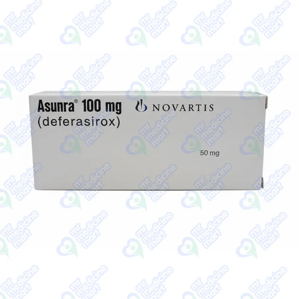 Asunra Tablet 400mg (Deferasirox) Price in Pakistan I Uses & Dosage