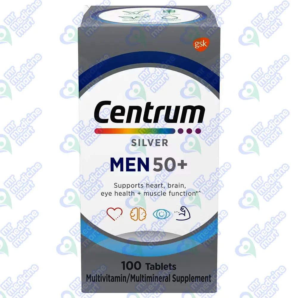 Centrum Silver Men 50+ Tablet Price In Pakistan ~ Mr Medicine Mart