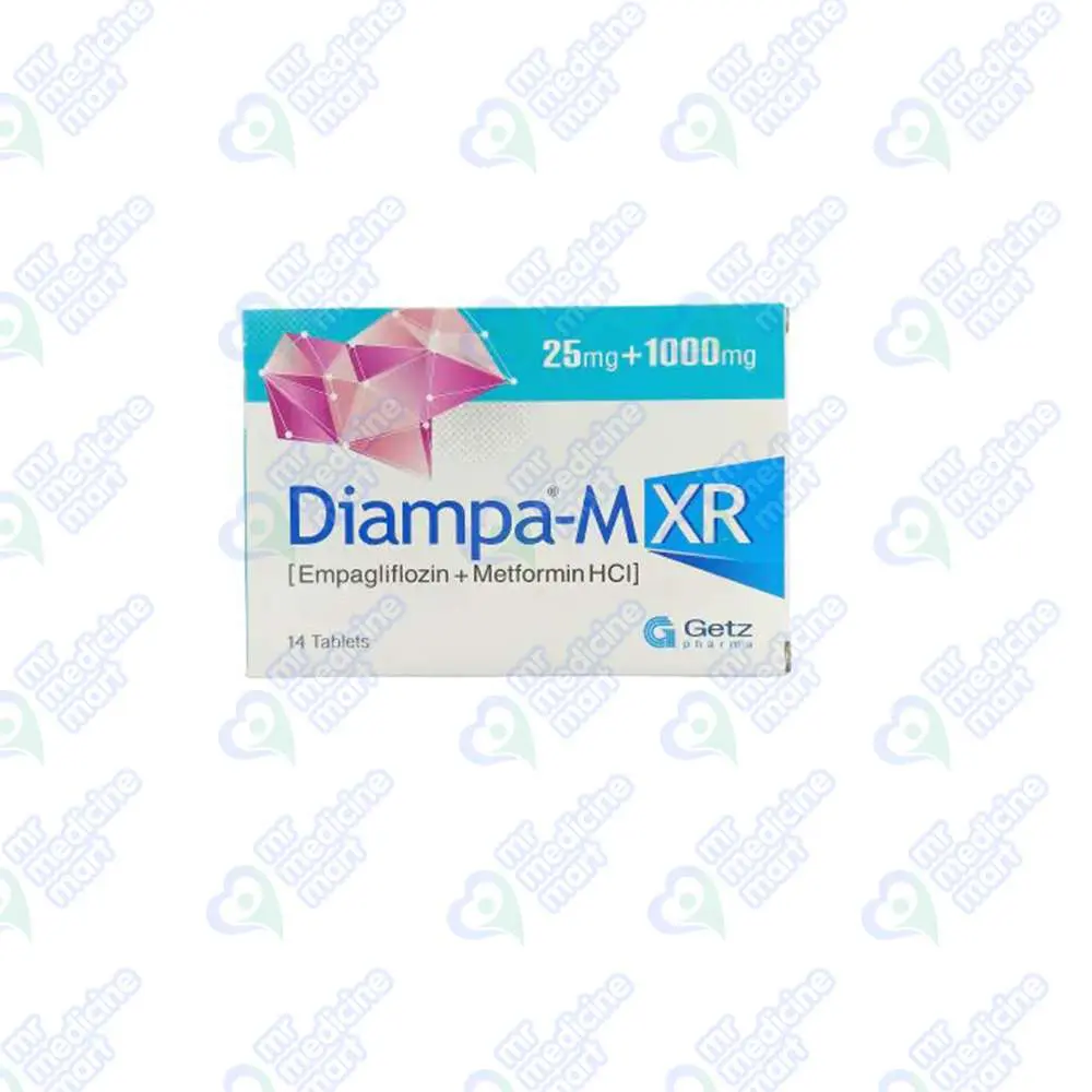 Diampa M XR 25mg/1000mg Tablet Price In Pakistan | Uses & Benefit