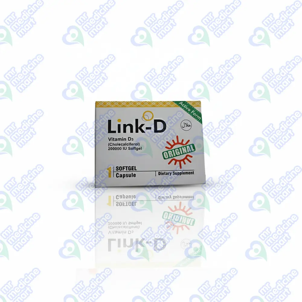 Link D Softgel Capsule Vitamin D Price in Pakistan I Uses & Benefits