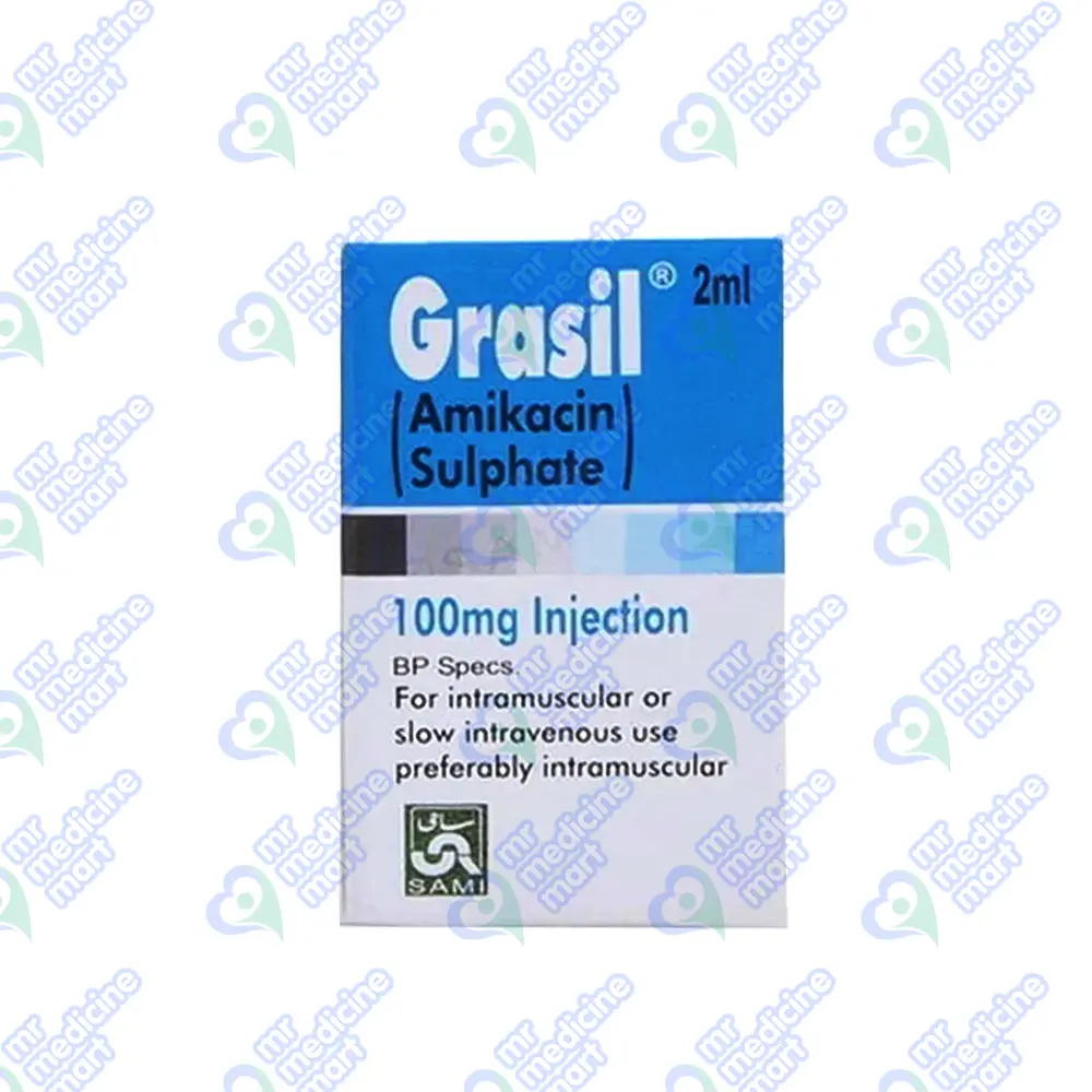 Grasil 100mg/2ml Injection (Amikacin) Price In Pakistan I Dosage