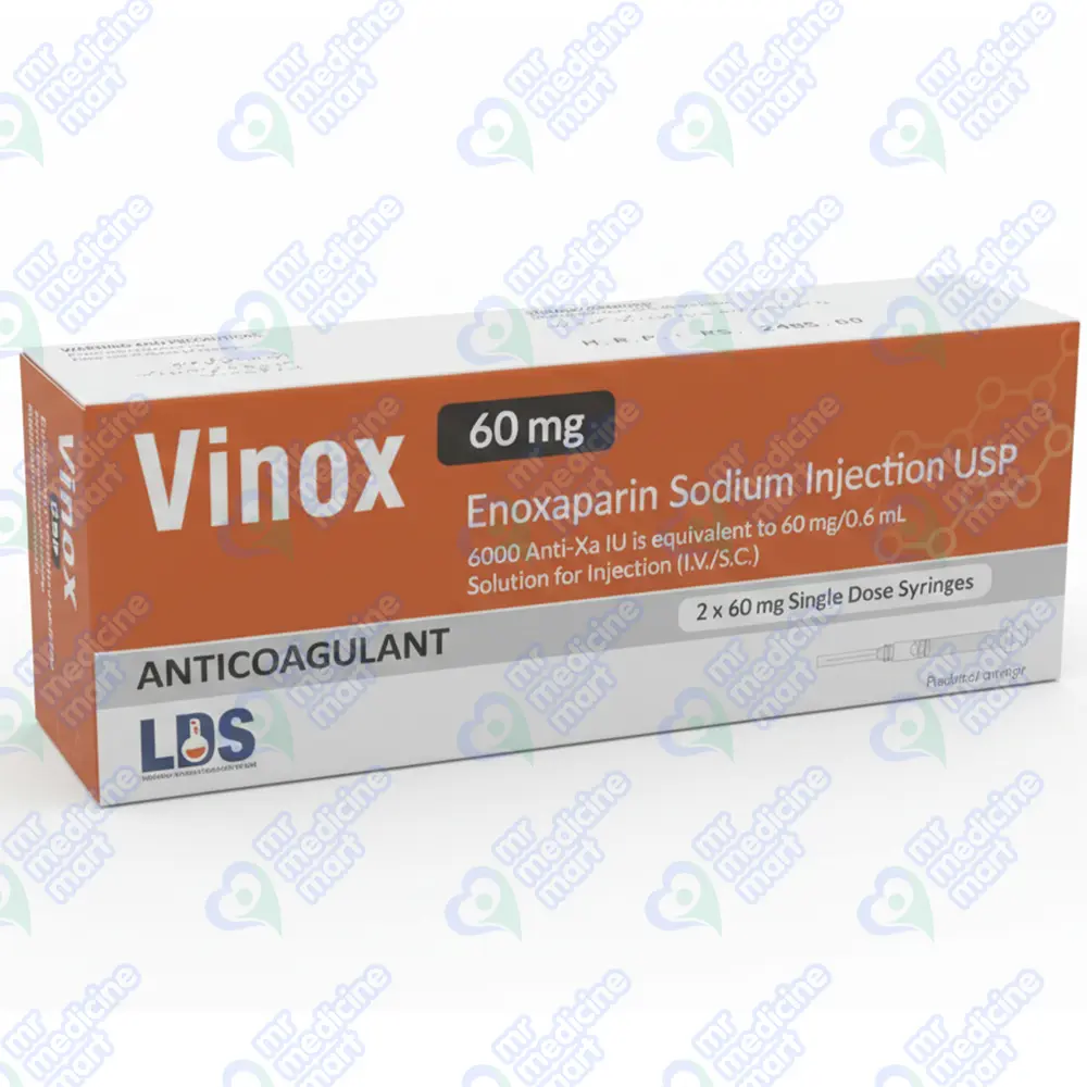 Vinox Injection 60mg Enoxaparin Price in Pakistan I Uses & Dosage