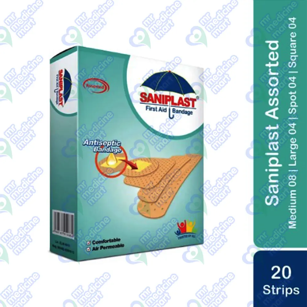 Saniplast Assorted Mini Pack 20 'S | Mr Medicine Mart