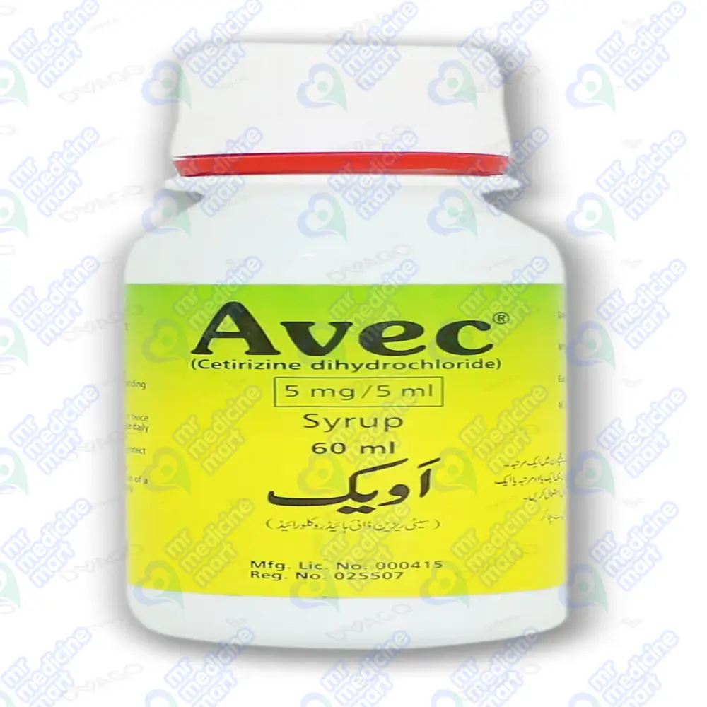 Avec 5mg/5ml Syrup 120ml | Mr Medicine Mart