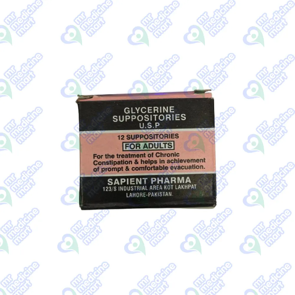 Glycerin Suppositories (Adults) | Mr Medicine Mart