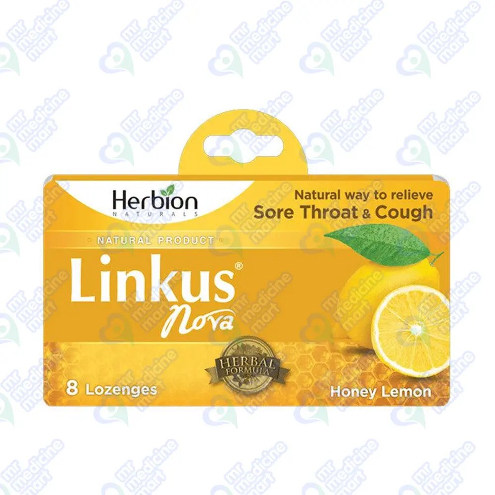 Linkus Lozenges Honey Lemon 8's | Mr Medicine Mart