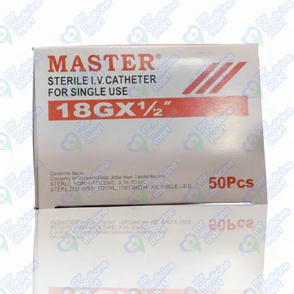 Master 18G Cannula | Mr Medicine Mart