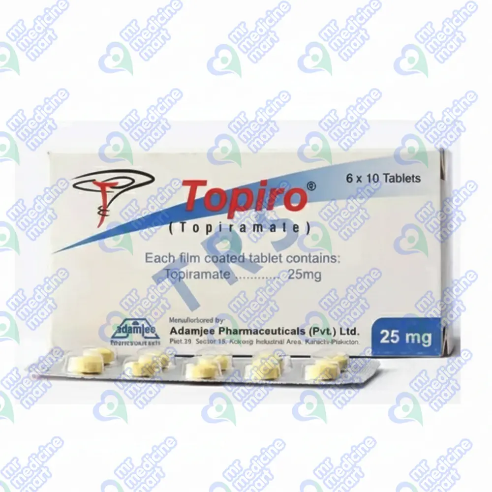 Topiro 25mg Tablets 60'S | Mr Medicine Mart