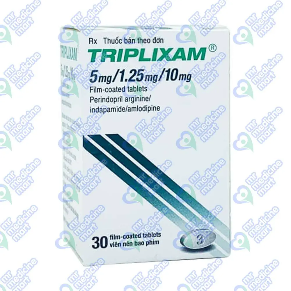 Triplixam 5mg/1.25mg/10mg Tablet 30 'S | Mr Medicine Mart