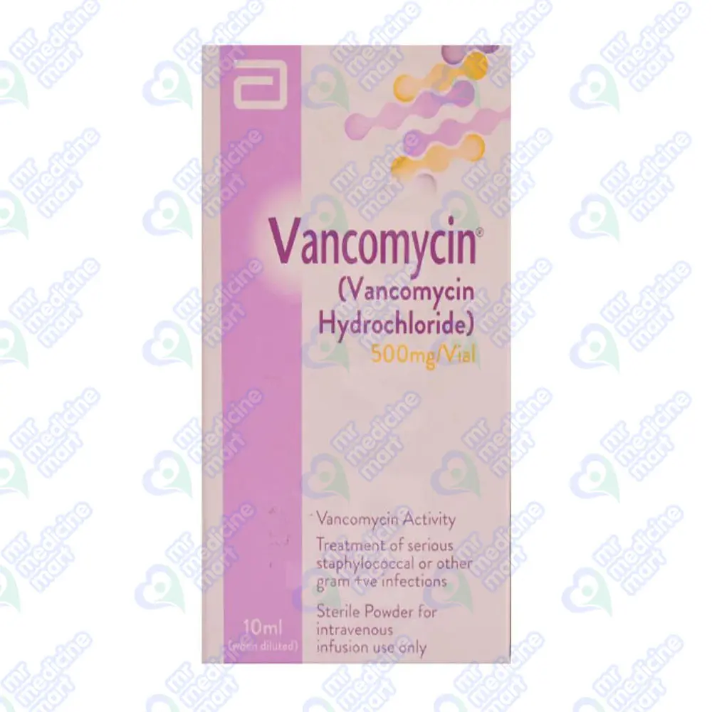 Vancomycin 500mg Injection | Mr Medicine Mart