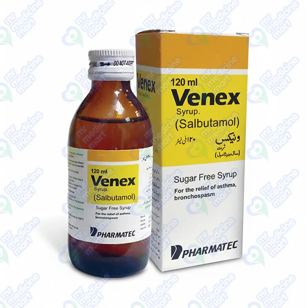 Venex 2mg/5ml Syrup 120ml | Mr Medicine Mart