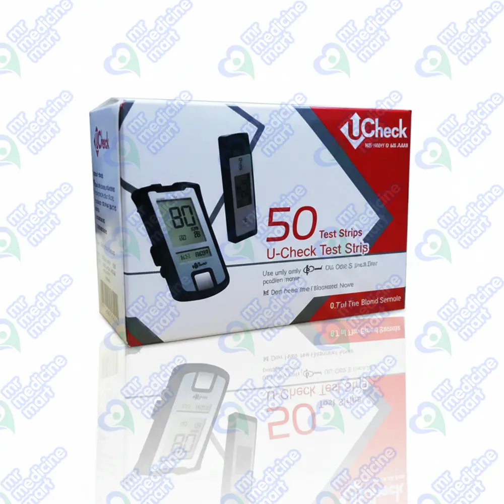 U Check Test Strips 50's Box (New) | Mr Medicine Mart