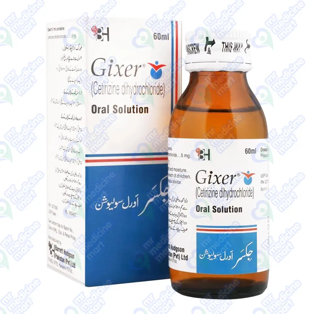 Gixer Oral Solution 60ml | Mr Medicine Mart